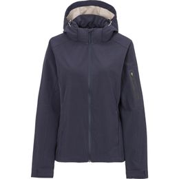 McKINLEY Mount Bona Softshelljacke Damen - blau - Gr. 46 - Polyester