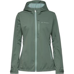 Vaude Samera Softshelljacke Damen - gr&uuml;n - Gr. 38 - Polyester