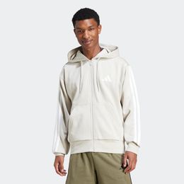 adidas Sportswear Sweatjacke Herren Gr&ouml;&szlig;e XXL creme / wei&szlig;
