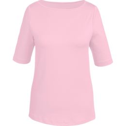 CR&Eacute;ATION L Damen T-Shirt mit U-Boot-Ausschnitt ros&eacute; Gr&ouml;&szlig;e 38