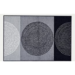 Salonloewe unisex Fu&szlig;matte schwarz-wei&szlig; Gr&ouml;&szlig;e 115x175 cm