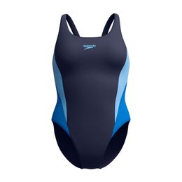 Badeanzug Speedo, Damen, Gr. 38, N-Gr, lagoon blau, Obermaterial: 80% Nylon, 20% Elasthan, Badeanz&uuml;ge Badeanzug, schnell trocknend