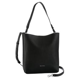 Damen Umh&auml;ngetasche "Brinja", MARC O'POLO ACCESSORIESschwarz, Leder, Taschen, Damen Schultertasche, Henkeltasche, Handtasche mit Crossbody Gurt