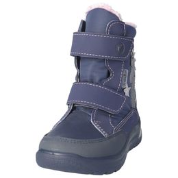 Stiefelette Ricosta "Ricosta Stiefelette Lederimitat/Textil", M&auml;dchen, Gr. 29, blau (marine), Lederimitat, Textil, Schuhe Stiefelette