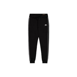 Jogginghose Alpha Industries "Track Jogger SL", Herren, Gr. XL, Normalgr&ouml;&szlig;en, schwarz, Obermaterial: 80% Baumwolle, 20% Polyester, Hosen Jogginghose