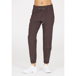 ENDURANCE ATHLECIA ATHLECIA Damen Sweathose "Austberg"braun, Gr. 48, unifarben, 85% Polyester, 15% Elasthan, Hosen, im angesagten Look