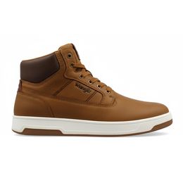 Sneakerboots Wrangler "DENVER MEN MID", Herren, Gr. 40, almond, Synthetik, Schuhe Sneakerboots