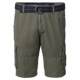 Shorts Casamoda "Casamoda Shorts uni", Herren, Gr. 32, Normalgr&ouml;&szlig;en, gr&uuml;n (olive), 100% Baumwolle, Hosen Shorts