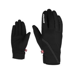 Multisporthandschuhe Ziener "ULTIMANA-Z PR glove lady", Damen, Gr. 6,5, schwarz, Materialmix, Handschuhe