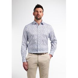 Eterna Herren Langarmhemd "MODERN FIT"dunkelblau, Gr. 43, 4% Elasthan, 26% Polyamid, 70% Lyocell, Hemden, EASY IRON (b&uuml;gelleicht)