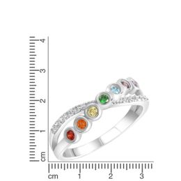 Firetti Damen Fingerring "Schmuck Geschenk Silber 925 Silberring Croise", 17, Silber 925 (Sterlingsilber), 2,5mm, silber, Silber 925