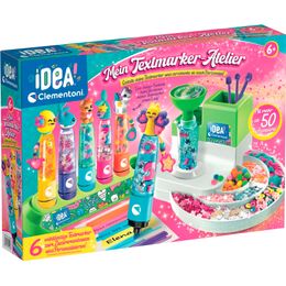 Clementoni Jungen Kreativset "Idea, Mein Textmarker-Atelier", bunt, Kunststoff, Kreativsets, Made in Europe