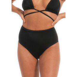Highwaist-Bikini-Hose MAGIC BODYFASHION "Bikini Shaper", Damen, Gr. S, N-Gr, schwarz, Obermaterial: 80% Polyamid, 20% Elasthan, unifarben, Badehosen, mit Shaping-Einsatz