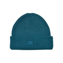 Beanie Urban Classics "Urban Classics Unisex Knitted Wool Beanie", Damen, Gr. onesize, jasper, Wolle, M&uuml;tzen Beanie