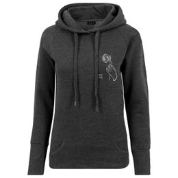MisterTee Damen Kapuzenpullover "MisterTee Herren Ladies Only Love Hoody"charcoal, Gr. L, unifarben, 60% Baumwolle, 40% Polyester, Pullover