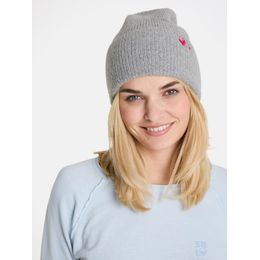 LIEBLINGSST&Uuml;CK LIEBLINGSST&Uuml;CK Damen Beanie "Damen-Strickm&uuml;tze"910, stone, Wollmischung, M&uuml;tzen, mit Woll-Anteil