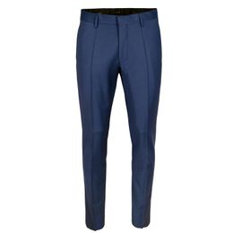 Roy Robson Herren B&uuml;gelfaltenhose "Slim fit - Baukasten 3", blau, Gr. 52, unifarben, 88% Schurwolle, 8% Polyamid, 4% Elasthan, Hosen