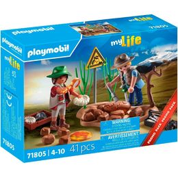 Playmobil Kinder Konstruktions-Spielset "Urzeit-Schatzsuche (71805), Playmobil Wild Life", bunt, Kunststoff, Spielbausteine, Made in Europe