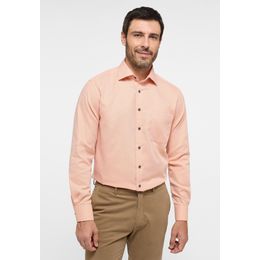 Eterna Herren Langarmhemd "MODERN FIT"orange, Gr. 44, 100% Baumwolle, Hemden, NON IRON (b&uuml;gelfrei)
