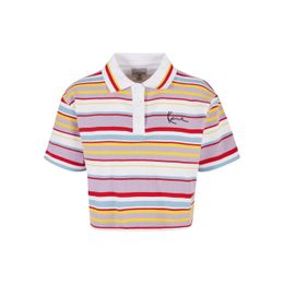 Karl Kani Damen T-Shirt "Karl Kani Damen KW222-058-1 Chest Signature Stripe Polo ShortTee"multicolor, Gr. XXL, gestreift, 100% Baumwolle, Shirts