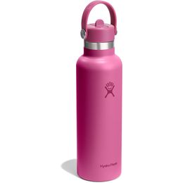 Hydro Flask Isolierflasche "21 Oz Std. Flex Straw Cap", 621ml, gr&uuml;n, Trinkflaschen, TempShield️ doppelwandige Vakuumisolierung