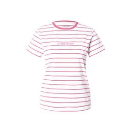 Guess Jeans T-Shirt Damen Gr&ouml;&szlig;e L pink / wei&szlig;
