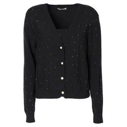 Influencer Knit Cardigan female Black size L