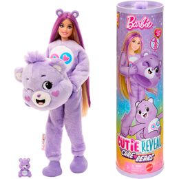 Barbie Kinder Anziehpuppe "Cutie Reveal, Gl&uuml;cksb&auml;rchis Teile-gern-B&auml;rchi", bunt, Kunststoff, Stoff, H:30,3cm, Puppen, inklusive Accessoires