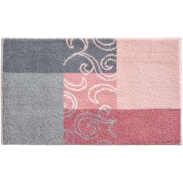 Grund unisex Badgarnitur grau-ros&eacute; Gr&ouml;&szlig;e 60x100 cm - rechteckig