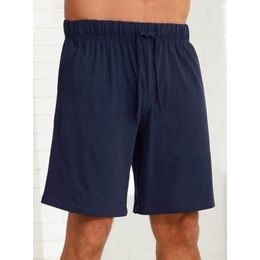 Herren Hose kurz marine + anthrazit-meliert, Gr&ouml;&szlig;e 60/62