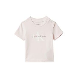 Calvin Klein Jeans T-Shirt Jungen Gr&ouml;&szlig;e 104 schlammfarben / pastellpink / wei&szlig;