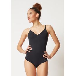 Skiny Damen Body "Micro Essentials", schwarz, Gr. 40, unifarben, Obermaterial: 72% Polyamid, 28% Elasthan, Bodys, elastisch, bequem, weich,