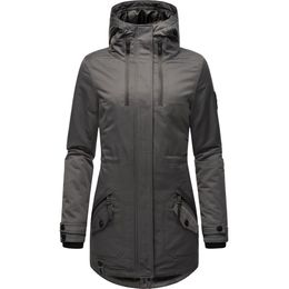 Navahoo Mantel Damen Gr&ouml;&szlig;e XXL grau Winterjacke