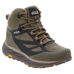 Jack Wolfskin Herren Wanderschuh "TERRAVENTURE TEXAPORE MID M", Gr. 42braun, beig, Synthetik, Textil, Schuhe, wasserdicht, Trekkingschuh