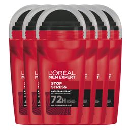 L'Or&eacute;al Damen Deo-Roller "Deo Roll-on Ultimate Control", 300ml, transparent, L'OR&Eacute;AL PARIS MEN EXPERT, Deodorante, mit hoher Zuverl&auml;ssigkeit