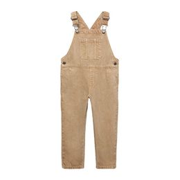 Mango Kids Latzhose Jungen Gr&ouml;&szlig;e 98 hellbraun