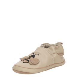 EN FANT Hausschuh Jungen Gr&ouml;&szlig;e 22 beige / dunkelbeige / schwarz