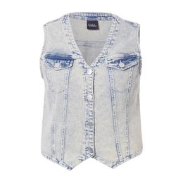 Ulla Popken Vest female Blue size 62-64