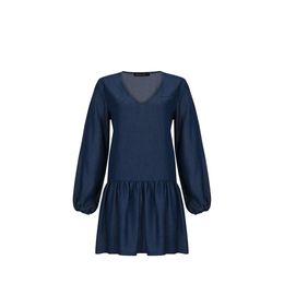 FRESHLIONS Blusenkleid 'Bonnie' Damen Gr&ouml;&szlig;e 38 dunkelblau Winterkleid