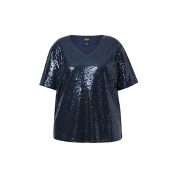 Ulla Popken Bluse Damen Gr&ouml;&szlig;e 9XL/10XL navy