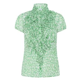 Saint Tropez Bluse 'Lilja' Damen Gr&ouml;&szlig;e S jade / wei&szlig;