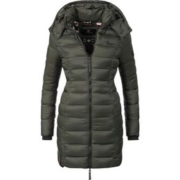 Marikoo Mantel 'Abendsternchen' Damen Gr&ouml;&szlig;e 6XL khaki Wintermantel