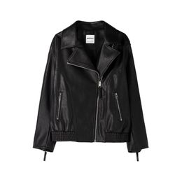 Bershka Between-Season Jacket female Black size L
