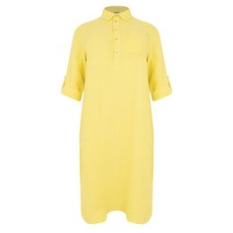 Yoek Shirt Dress female Yellow size 46/48