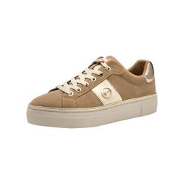 Tamaris Sneaker Damen Gr&ouml;&szlig;e 39 creme / hellbraun
