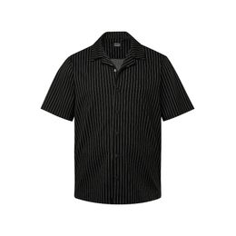 STHUGE Button Up Shirt male Black size 8XL