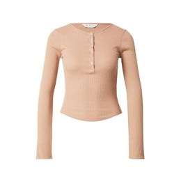 Miss Selfridge Shirt Damen Gr&ouml;&szlig;e M mokka