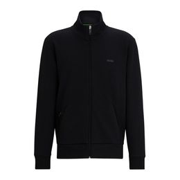 BOSS Zip-Up Hoodie 'Skaz' male Black size 3XL