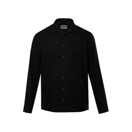 STHUGE Button Up Shirt male Black size 4XL