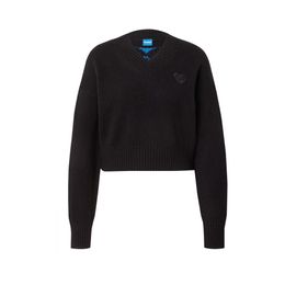 Hugo Pullover 'Scutie_B' Damen Gr&ouml;&szlig;e L royalblau / schwarz